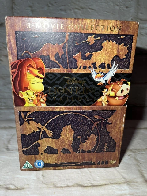 DISNEY 2011 THE Lion King Trilogy 3 Movie Collection DVD Family Movie ...