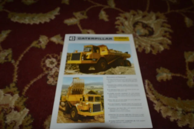 CATERPILLAR CAT D550 Articulated Dump Truck Brochure FCCA EUR 24,78 ...