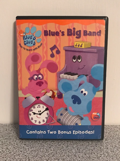 BLUE’S CLUES BLUE’S Big Band Dvd, Nick Jr. £7.89 - PicClick UK