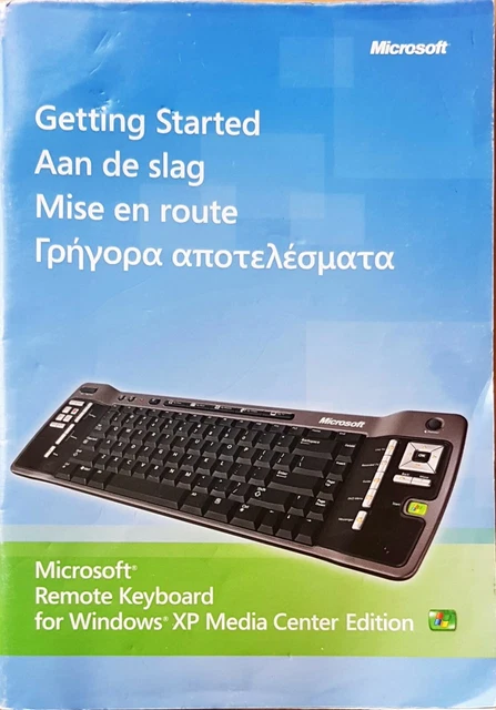 MANUALE DI ISTRUZIONI per Microsoft Remote Keyboard Windows XP Media ...