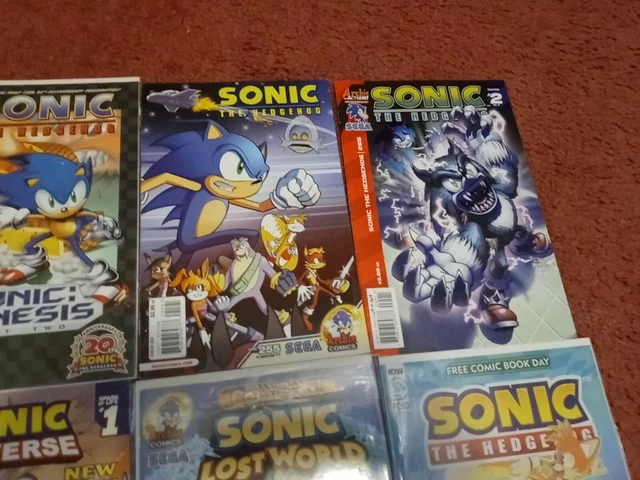 ARCHIE SONIC THE Hedgehog Comic Issues 200 227 255 265 Lost World ...