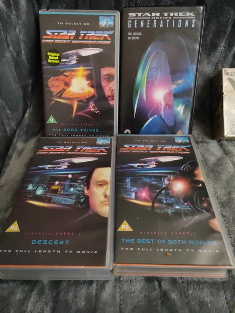 4 NEW STAR Trek VHS THE NEXT GENERATION AND GENERATIONS £16.95 ...