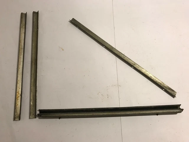 LAND ROVER SERIES 1 Rare Original Galvanised Window Channel & Spacer ...