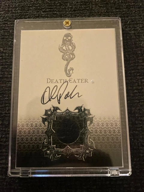 HARRY POTTER GOBLET Fire Alex Palmer Death Eater Auto Autograph Costume ...