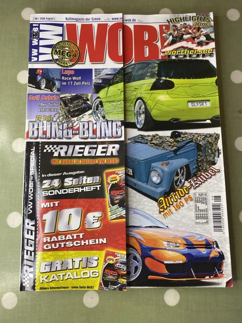 VW WOB! GERMAN Magazine August 2006 (RARE - Intact Very Large Colour ...