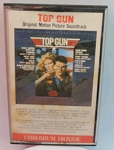 TOP GUN: ORIGINAL Motion Picture Soundtrack (Cassette Tape, 1986) $7.77 ...