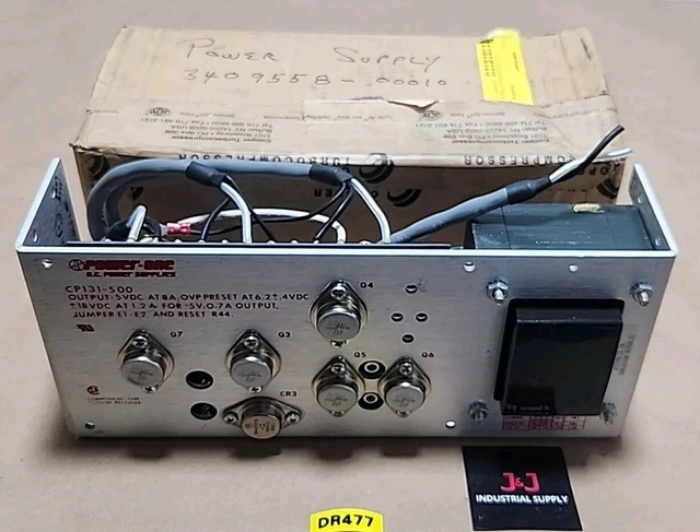 *NEW SURPLUS* POWER-ONE CP131-500 Power Supply 120Vac 5Vdc @ 8A ...