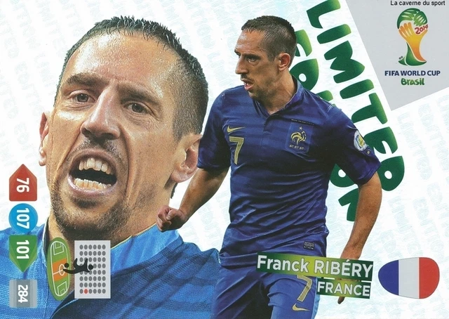 LIMITED FRANCK RIBERY # France Panini Card Adrenalyn World Cup Brazil ...