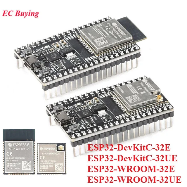 PLACA DE DESARROLLO ESP32-DevKitC módulo ESP32-DevKitC-32E ESP32-WROOM ...