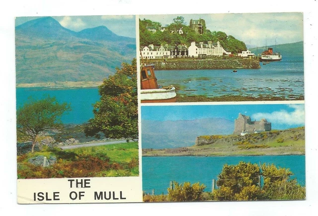 SCOTLAND ISLE OF Mull Tobermory Photo Precision Multiview Postcard c ...
