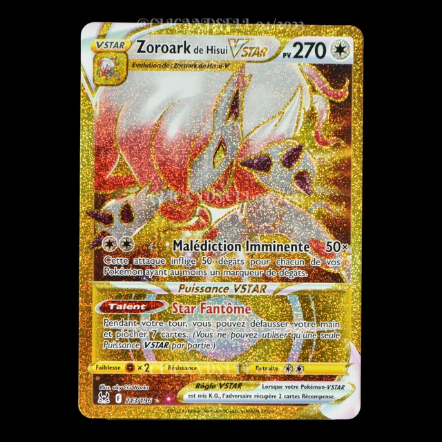 CARTE POKÉMON ZOROARK de Hisui VSTAR 213/196 #3 EB11 - Origine Perdue NEUF FR EUR 88,10 ...
