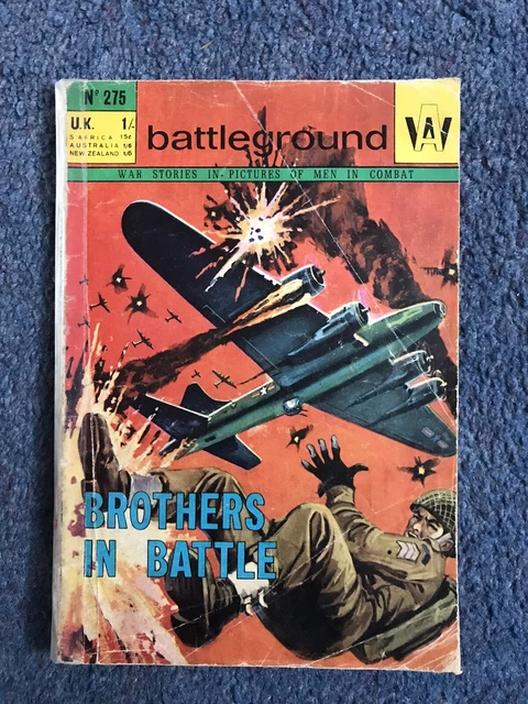 BATTLEGROUND PICTURE LIBRARY comic No. 275 Alex White Brothers in ...