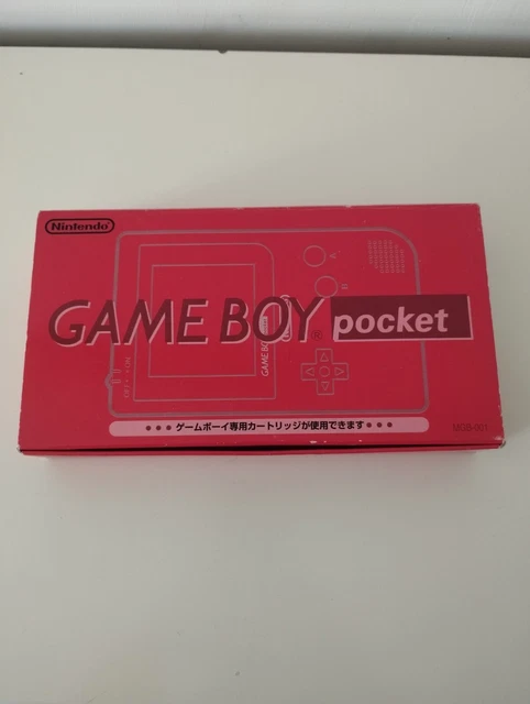 NINTENDO GAME BOY Pocket MGB-001 Console Rosso, Box Japan EUR 98,00 ...