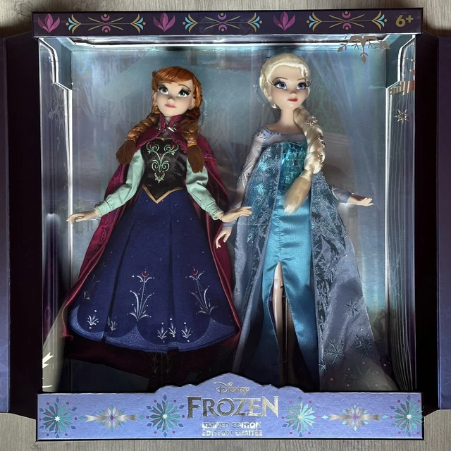 ANNA AND ELSA 10th Anniversary Limited Edition Doll Set, Frozen - NEW ...