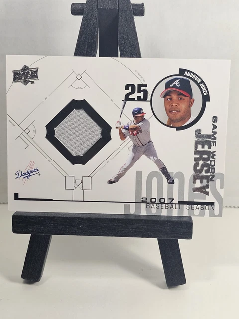 2008 UPPER DECK Series 2 ANDRUW JONES jeu carte patch d'occasion #98-AJ ...