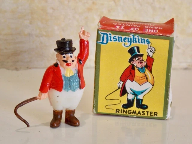 1960S MARX DISNEYKINS Walt Disney Ringmaster from DUMBO Hand-Painted ...