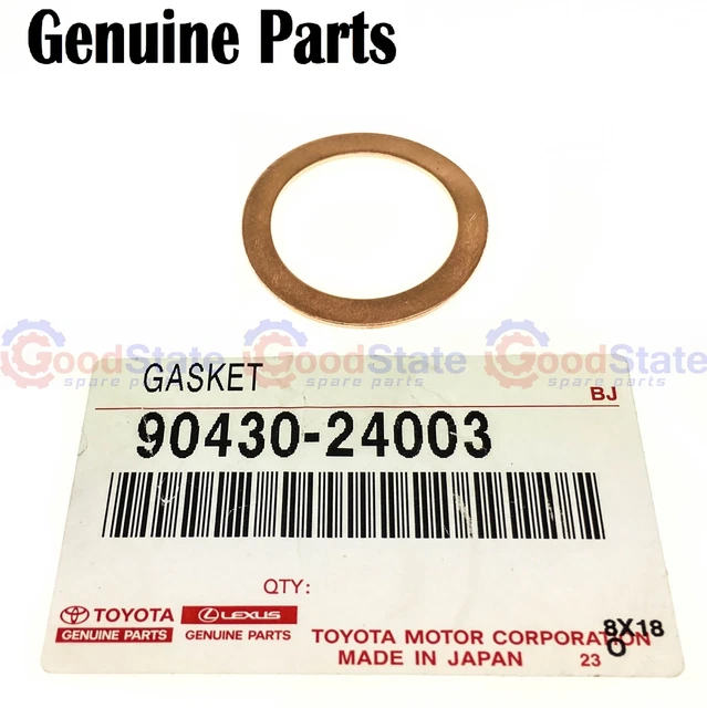 GENUINE PRADO 150 120 90 Series Gearbox & Diff Drain Plug Washer Gasket ...