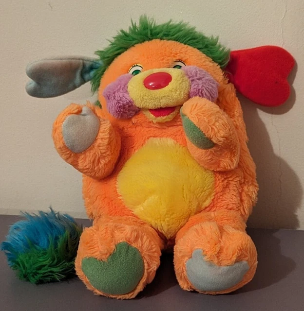 POPPLES PUZZLE POPPLE Plush Soft Toy, Orange 11" | Vintage 1980s Mattel ...