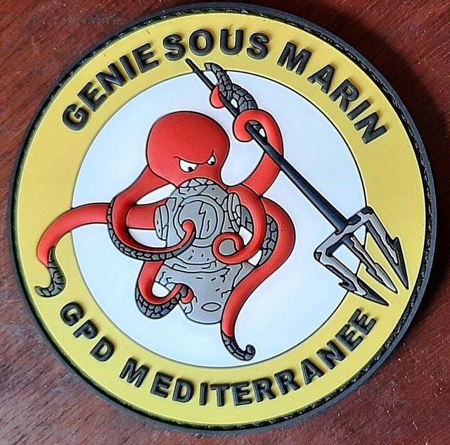 MARINE ENGINEERING UNDERWATER GPD MEDITERRANEAN PVC Patch Badge Diver ...