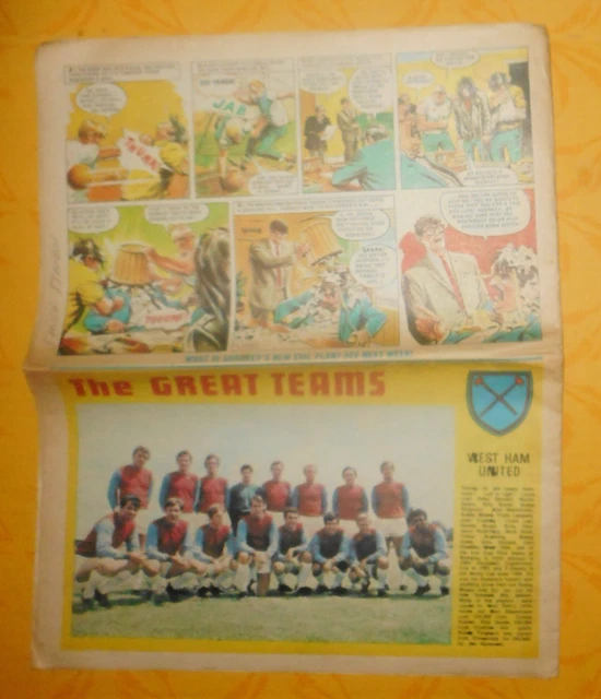 JAG COMIC, 28/9/1968, Football Family Robinson, Indestructable Man ...