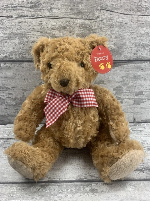 WH SMITH TRADITIONAL Teddy Bear Henry 10” Soft Plush with Tags £9.19 ...