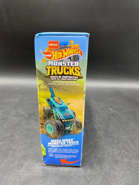 HOT WHEELS MEGA Wrex Monster Truck Building Set 187 Pieces 1 YJN001 £25 ...
