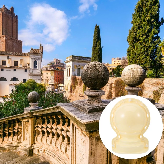 ROMAN COLUMN MOLD Balustrade Top Ornament Mould Concrete Plaster £45.98 ...