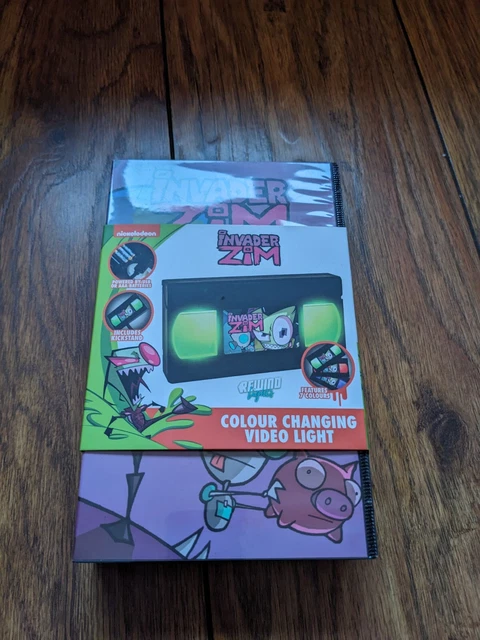 INVADER ZIM REWIND VHS Light, Colour changing Retro VHS Light £10.50 ...