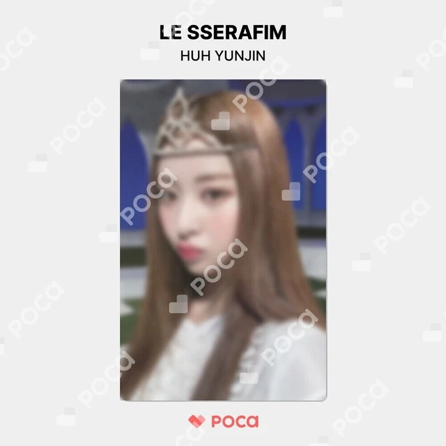[LE SSERAFIM HUH YUNJIN] FEARLESS (version japonaise.) CARTE PHOTO MD Officiel EUR 5,69 ...