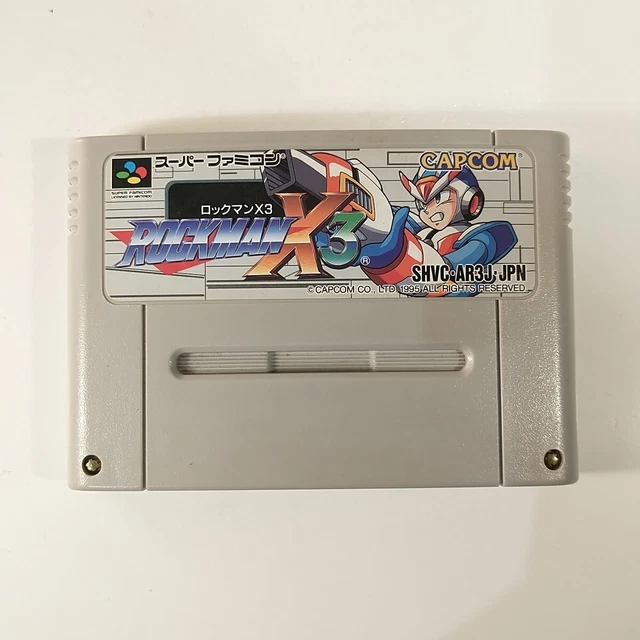 ROCKMAN X3 MEGA Man X3 (Nintendo Super Famicom SNES SFC, 1995) Japan ...