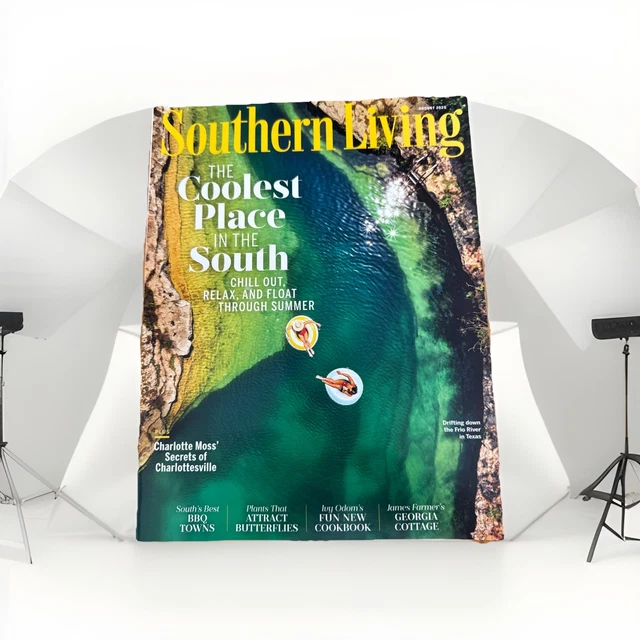 SOUTHERN LIVING MAGAZINE August 2025 The Coolest Places in the South £7 ...