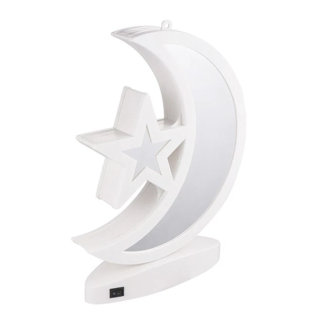 3D TUNNEL MIRROR Lights Star and Moon USB Night Light LED Wall Table ...