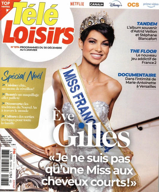 TELE LOISIRS N° 1974 Miss France Eve Gilles ... EUR 1,00 - PicClick FR