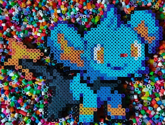 AXOLOTL PERLER BEAD Pixel Art EUR 11,04 - PicClick FR