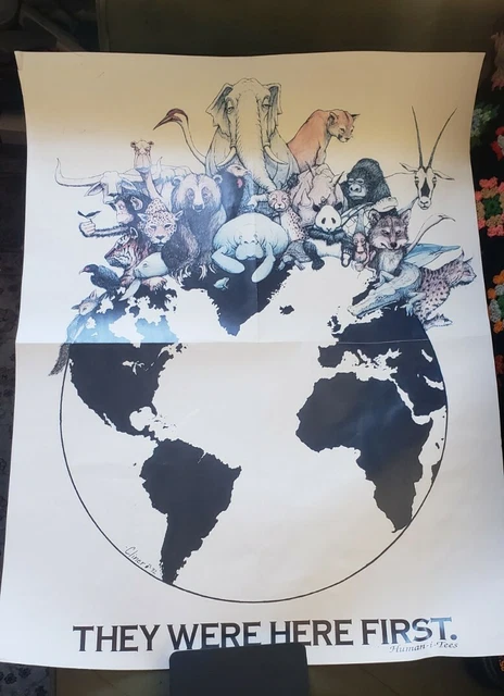 90'S NOSTALGIA! RARE - HUMAN-I-TEES "THEY WERE HERE FIRST" Poster 31 ...