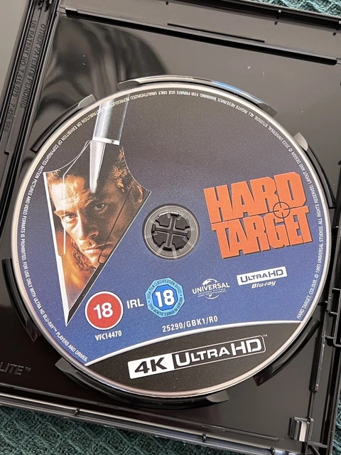 HARD TARGET (4K UHD Blu-ray) Van Damme Yancy Butler Arnold Vosloo John ...