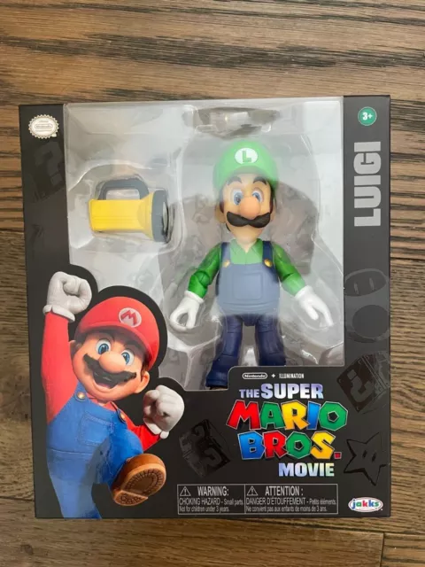 THE SUPER MARIO Bros. Movie - Luigi 5 Inch Action Figures - Mint In Box ...