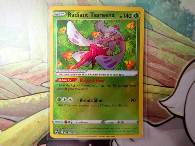 POKEMON TCG CARDS Radiant Tsareena 16/195 Silver Tempest Holo Rare NM $2.00 - PicClick AU