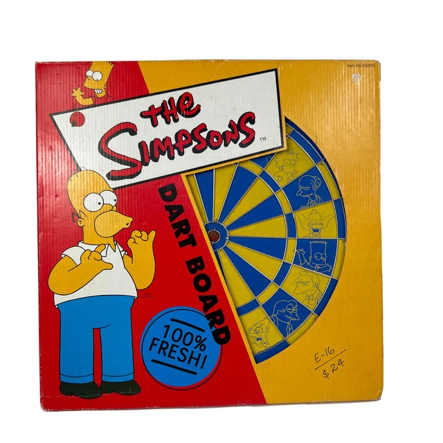 THE SIMPSONS DARTBOARD 2000 Rinco 20th Century Fox New In Box £44.77 ...
