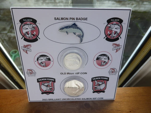 VERY RARE AND Sought After Atlantic Salmon 50P Coin, You Will Receive ...
