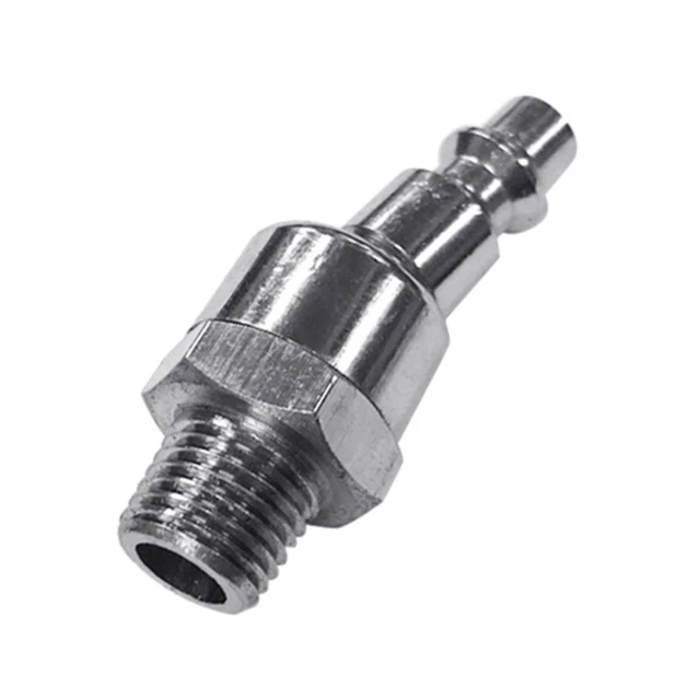 INDUSTRIAL 1/4& NPT-MALE Thread Air Hose-Compressor Swivel Coupler Plug ...