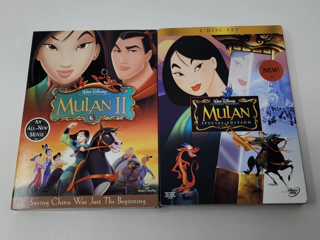 MULAN SPECIAL EDITION 2 Disc Set DVD 2004 Mulan2 II Lot New Sealed £10. ...