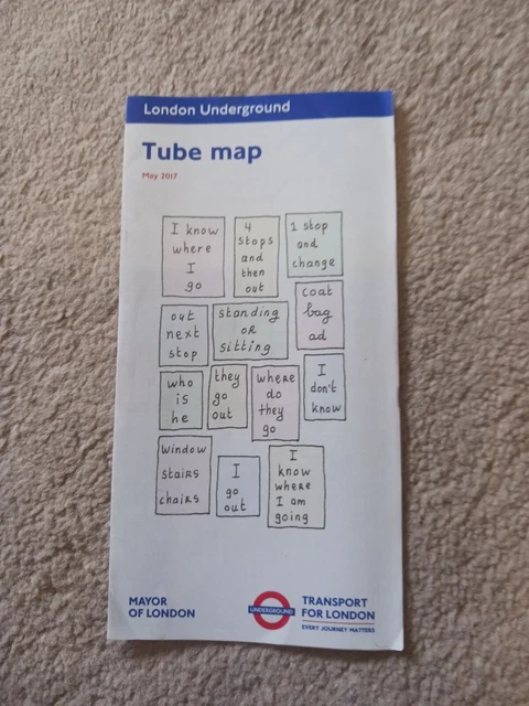 LONDON UNDERGROUND TUBE Map / Guide 2017 May £0.99 - PicClick UK
