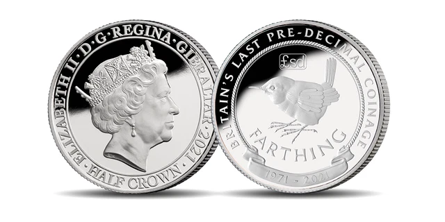 2021 GIBRALTAR HALF Crown 50th Anniversary of Decimalisation BU ...