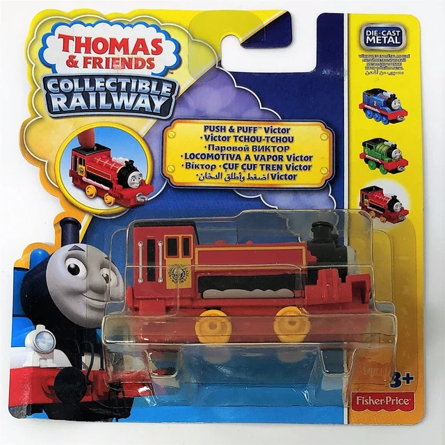 THOMAS FRIENDS PUSH & Puff Victor Engine Train Collectible Railway B ...