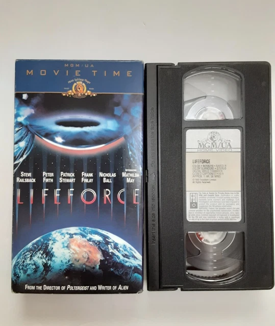 LIFEFORCE VHS TAPE Horror Sci Fi MGM Movie Time Release 1997 Vintage ...