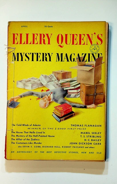 ELLERY QUEEN'S MYSTERY Magazine Vol. 19 #101 FR 1952 Basse Qualité EUR ...