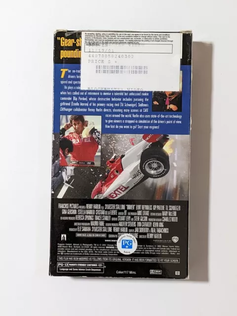DRIVEN (VHS, 2001) Burt Reynolds, Sylvester Stallone $4.99 - PicClick CA