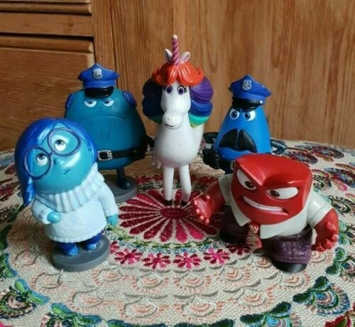 DISNEY PIXAR INSIDE Out Unicorn Anger Sadness Guards Frank & Dave ...