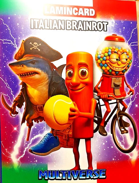 ITALIAN BRAINROT MULTIVERSE Collezione Quasi Completa 156 Card+Album ...